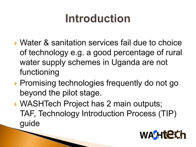 Technology Assessment Framework - TAF | PPTX