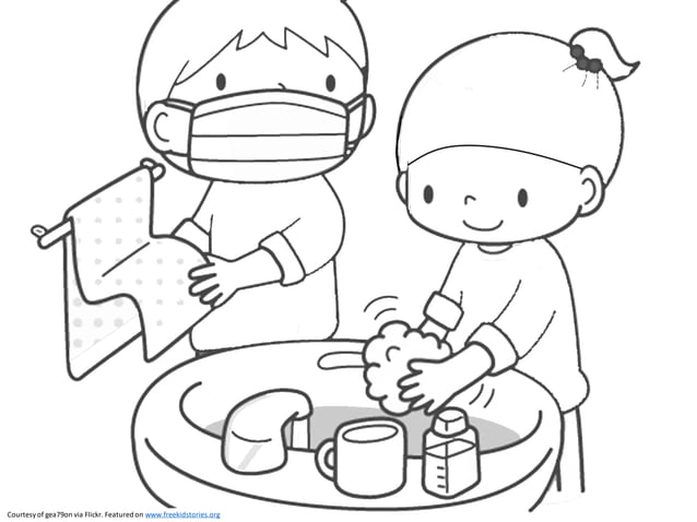 Coloring Pages Of Helping Hands