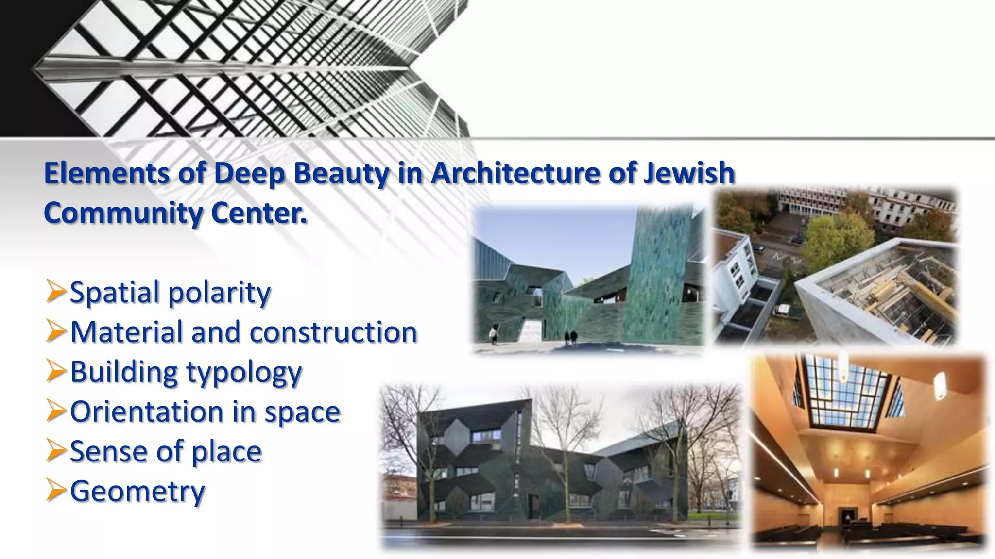 Jewish Community Center Mainz | PPTX