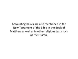 ACCOUNTING HISTORY | PPTX