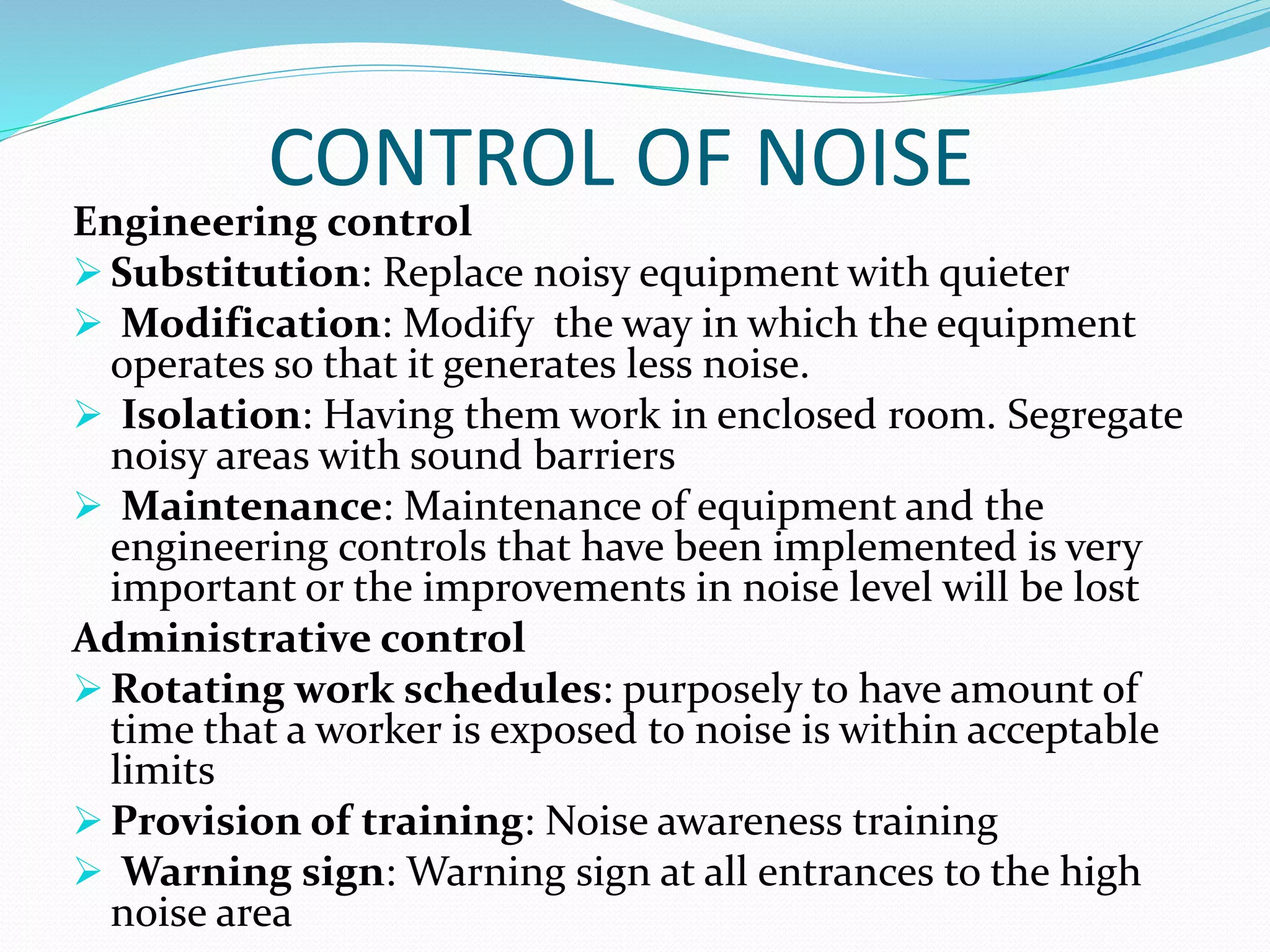 Noise and Vibration hazards | PPTX
