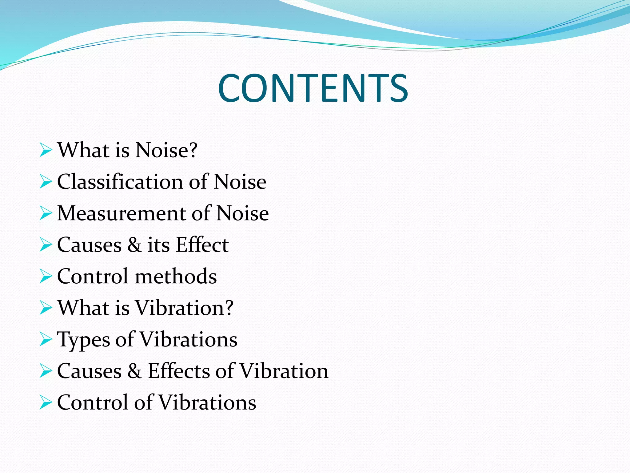 Noise and Vibration hazards | PPTX