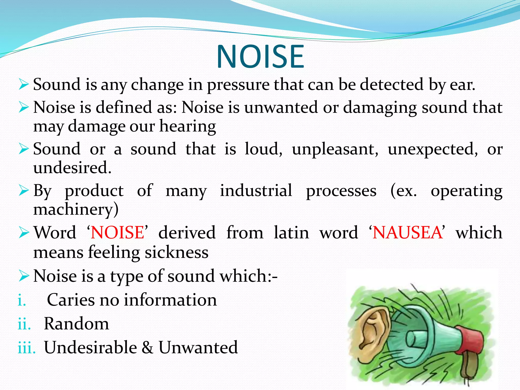 Noise and Vibration hazards | PPTX