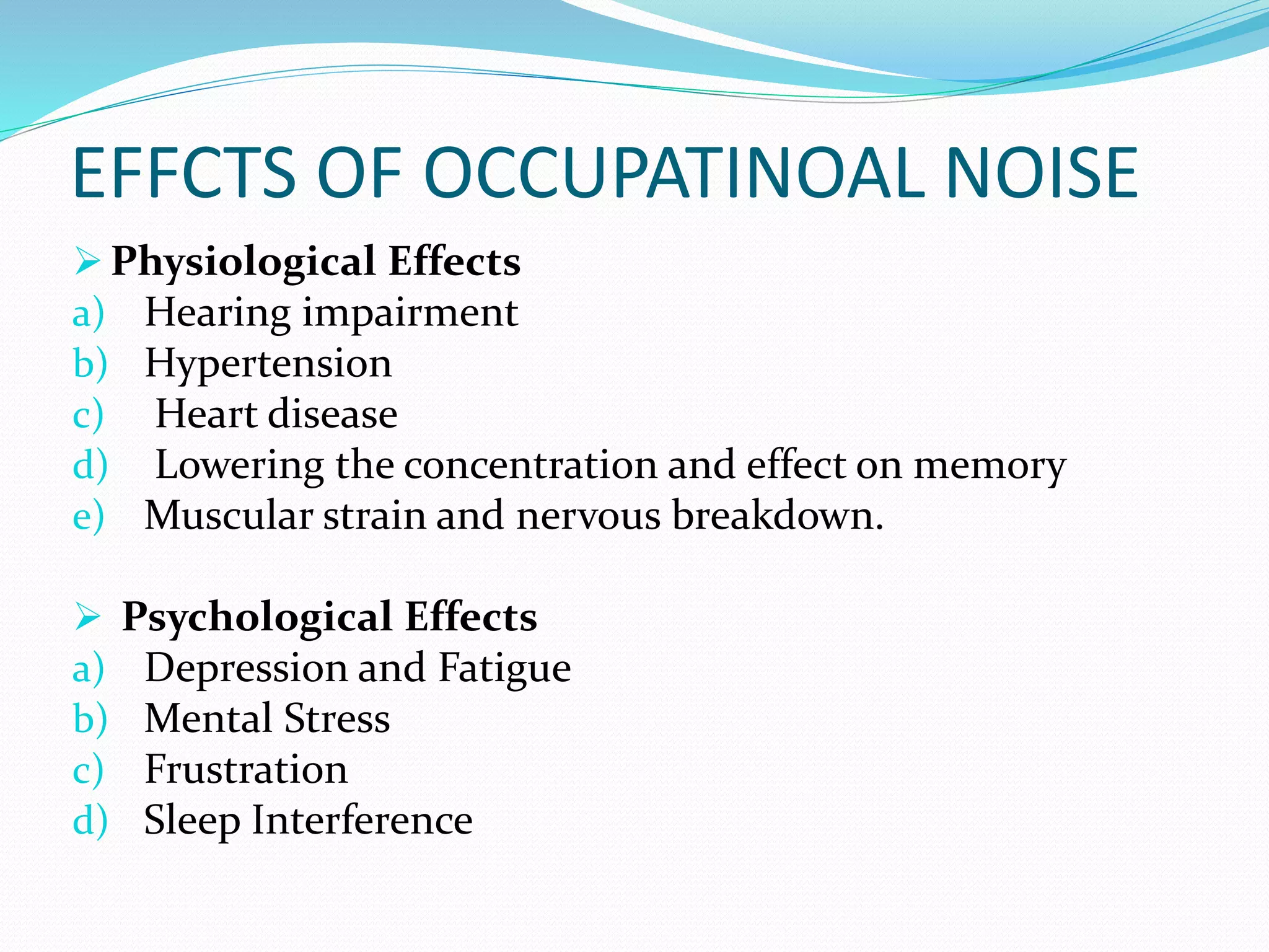 Noise and Vibration hazards | PPTX