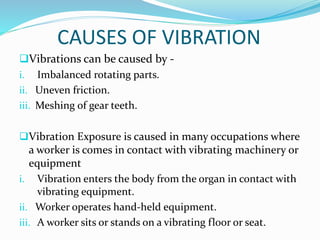 Noise and Vibration hazards | PPTX