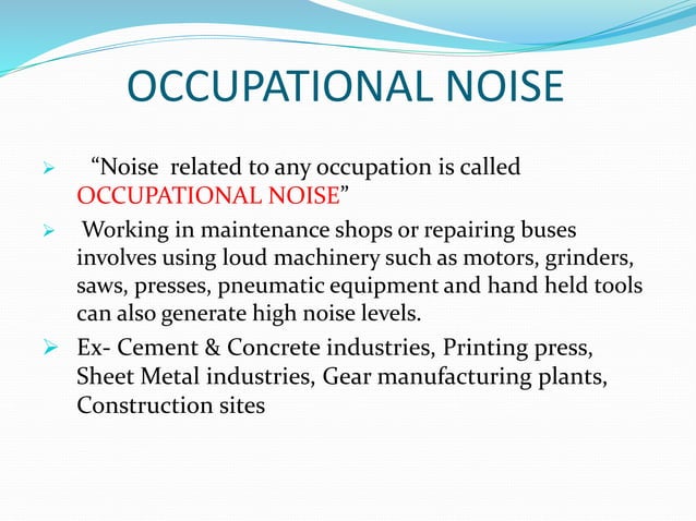 Noise and Vibration hazards | PPTX