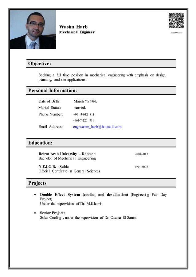 Wasim harb CV | DOCX