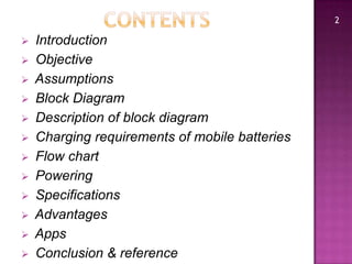 coin based mobile battery charger | PPTX