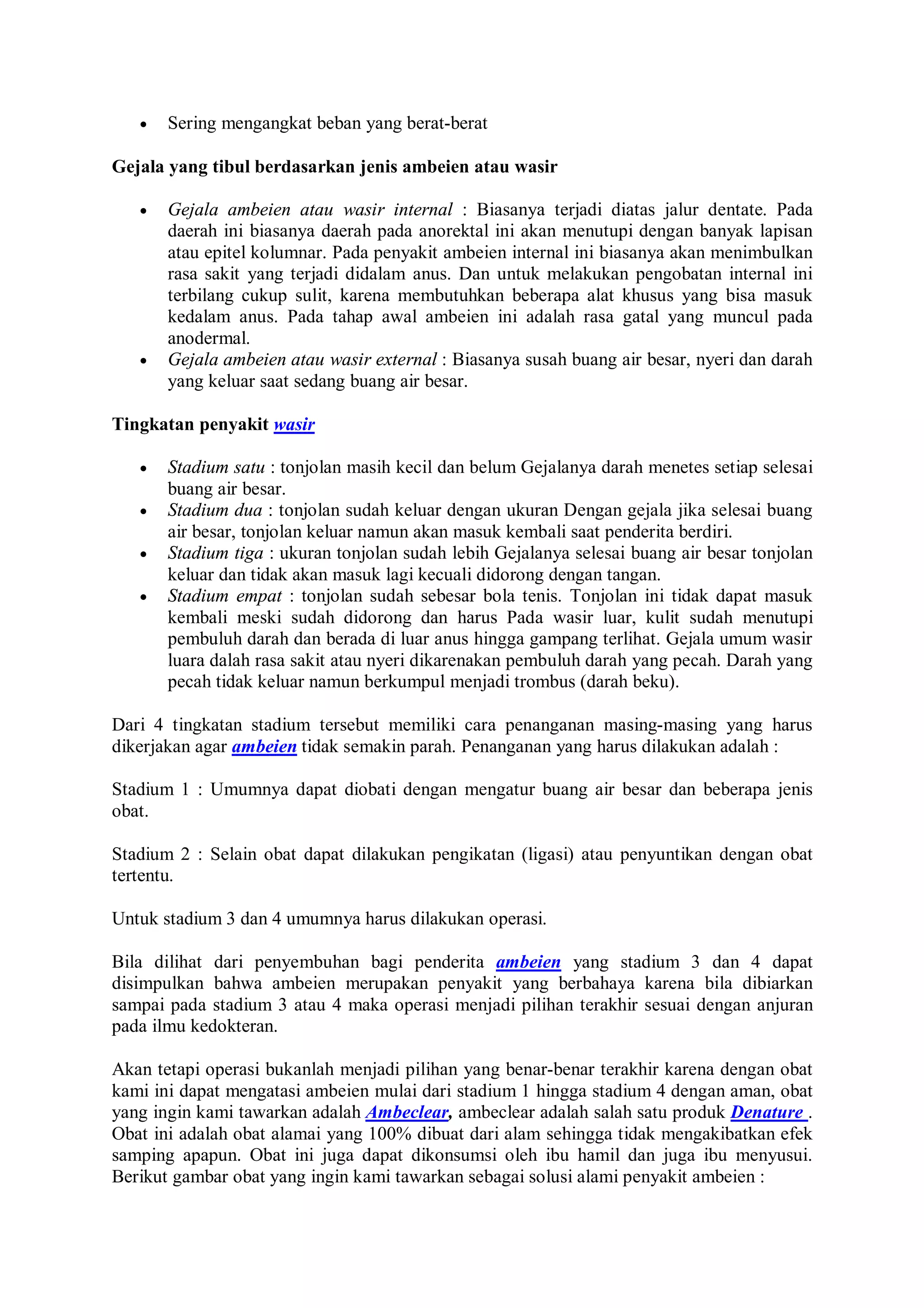 Wasir dan pengobatanya | PDF