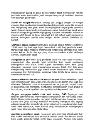 Wasir stadium 3 bisa sembuh sendiri gak | PDF