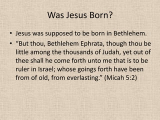 Was Jesus God | PPTX | Christianity | Religion & Spirituality