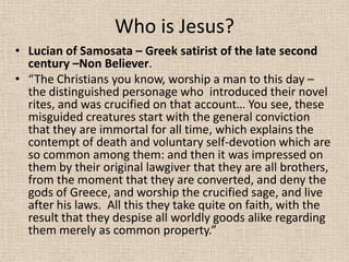 Was Jesus God | PPTX | Christianity | Religion & Spirituality