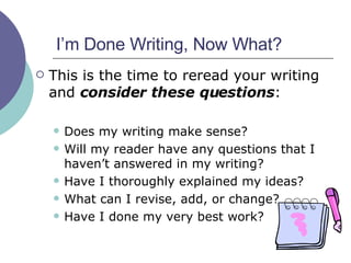 WASL Writing Tips | PPT