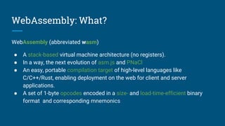 Wasm intro | PPT