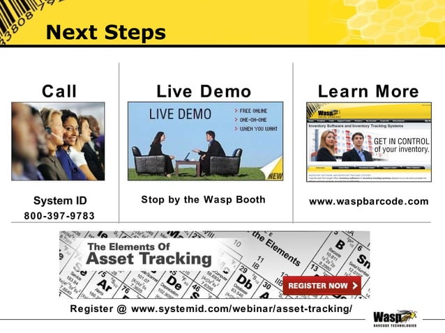 Super Barcode Training Camp - Wasp Barcode Presentation | PPT