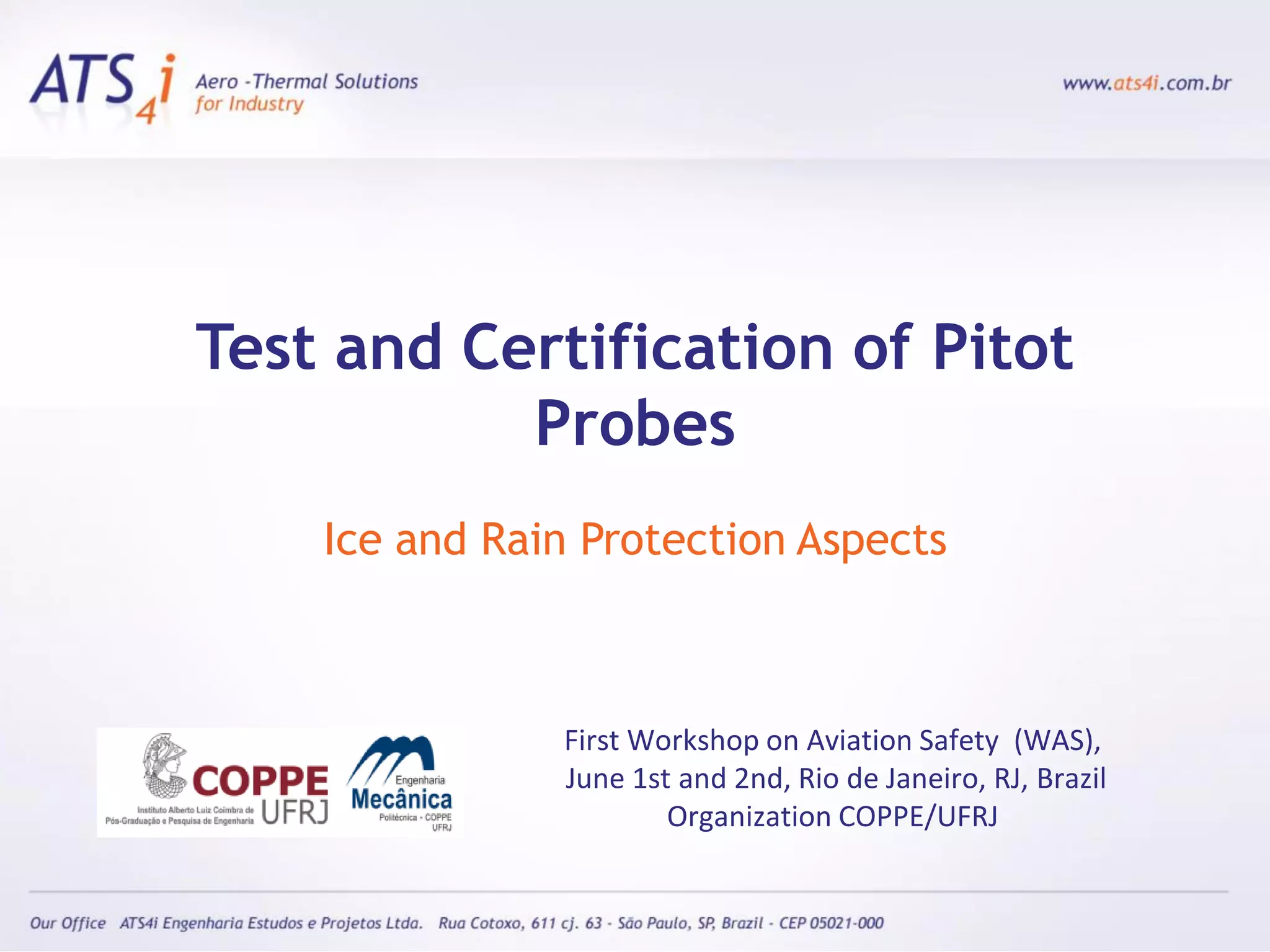 Was Pitot Tubes Certification Testing | PDF