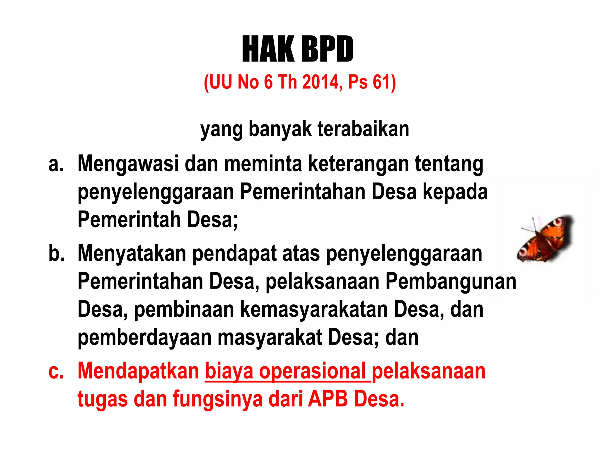 Pengawasan Penyelenggaraan Pemerintahan Desa | PPTX