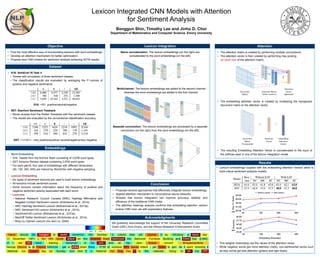 Lexicon Integrated CNN Models with Attention for Sentiment Analysis | PPT