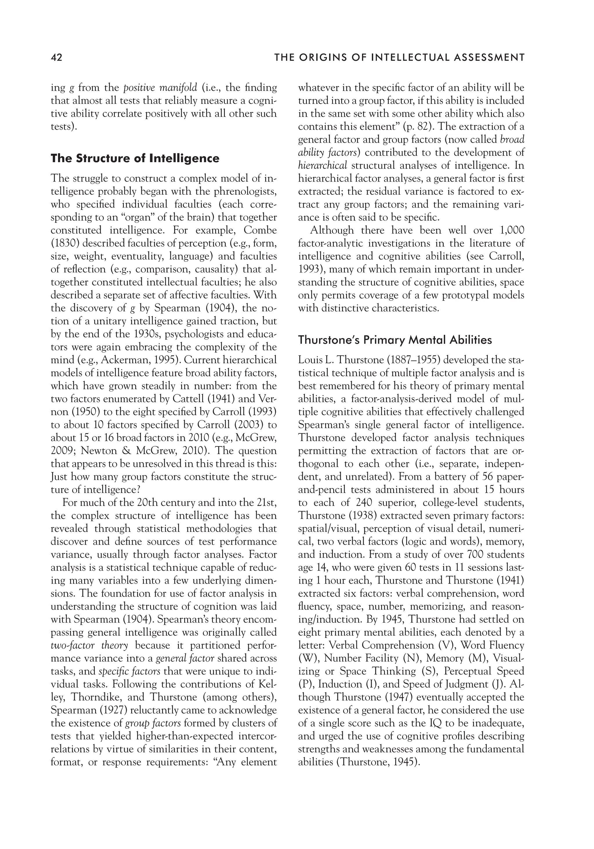 Wasserman 2012 A History of Intelligence Assessment The Unfinished ...