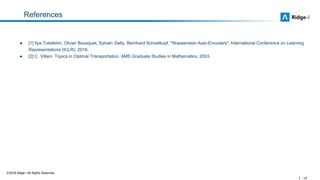[Ridge-i 論文よみかい] Wasserstein auto encoder | PPTX | Physics | Science