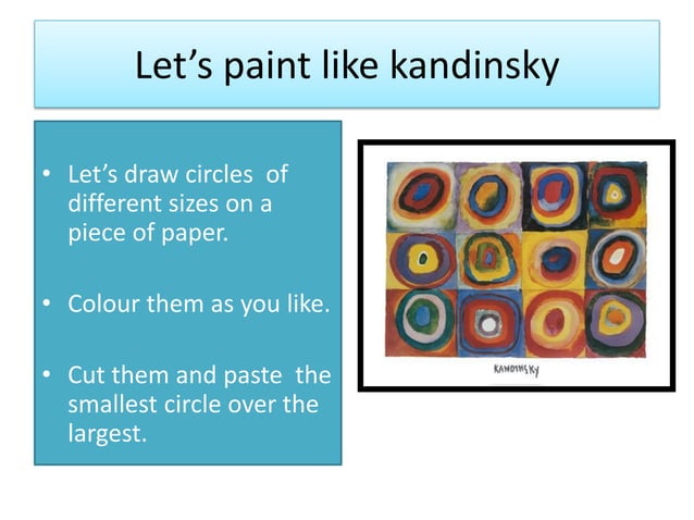 Wassily kandinsky for kids | PPT