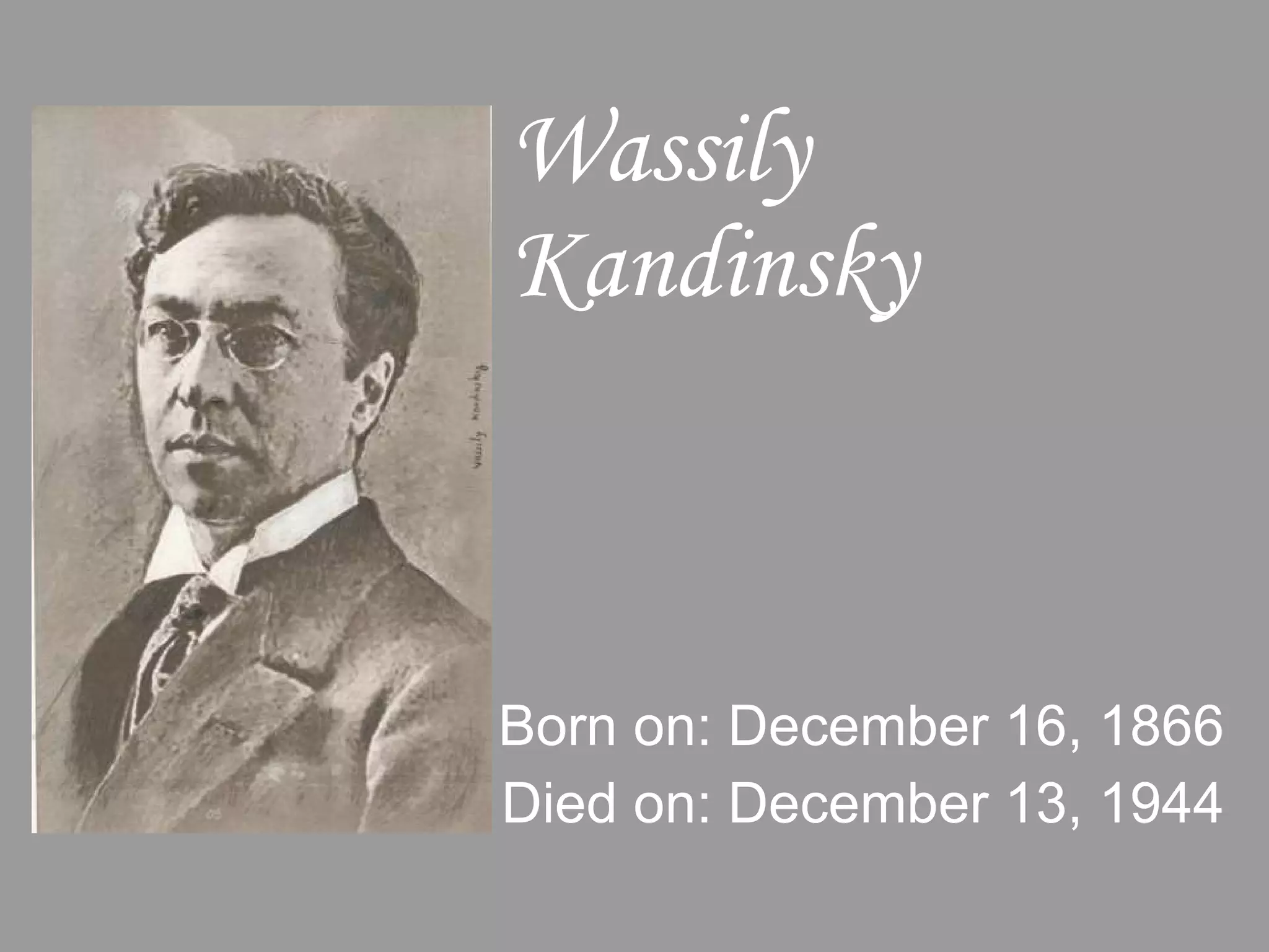 Wassily Kandinsky PowerPoint | PPT