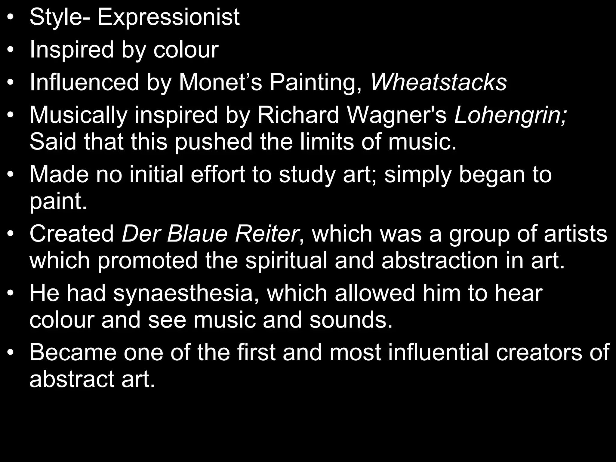 Wassily Kandinsky PowerPoint | PPT