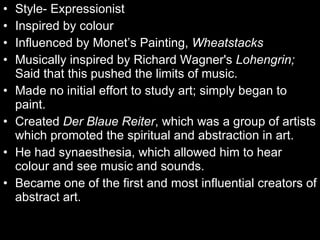Wassily Kandinsky PowerPoint | PPT