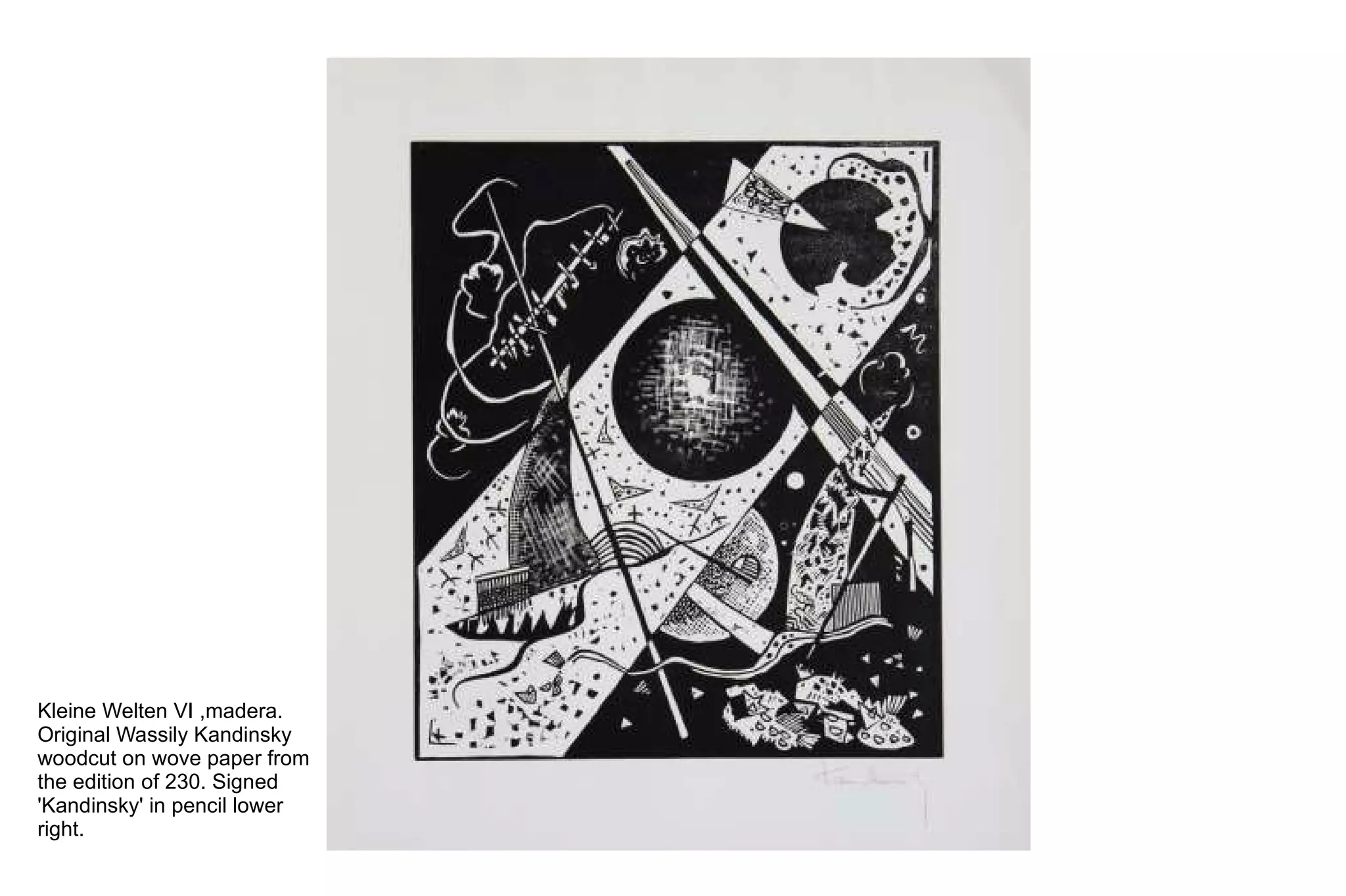 Wassily Kandinsky, xilografies | ODP