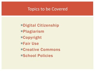 Digital Citizenship Presentation | PPTX