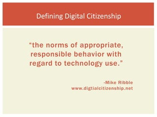 Digital Citizenship Presentation | PPTX