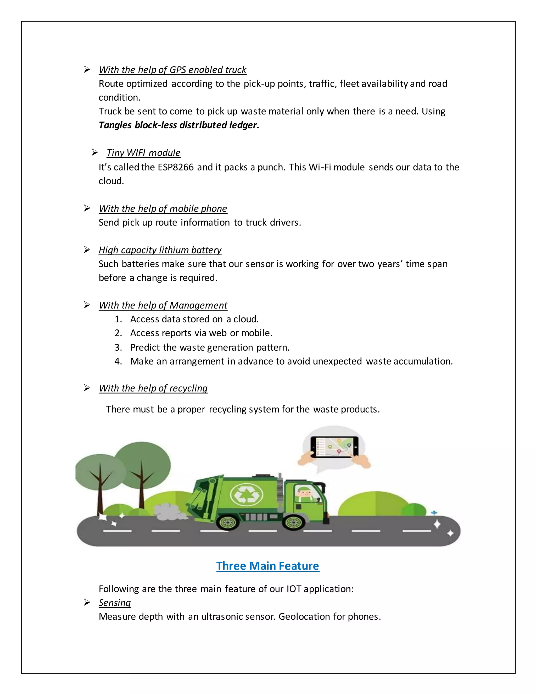 Waste Management Using IOT | DOCX