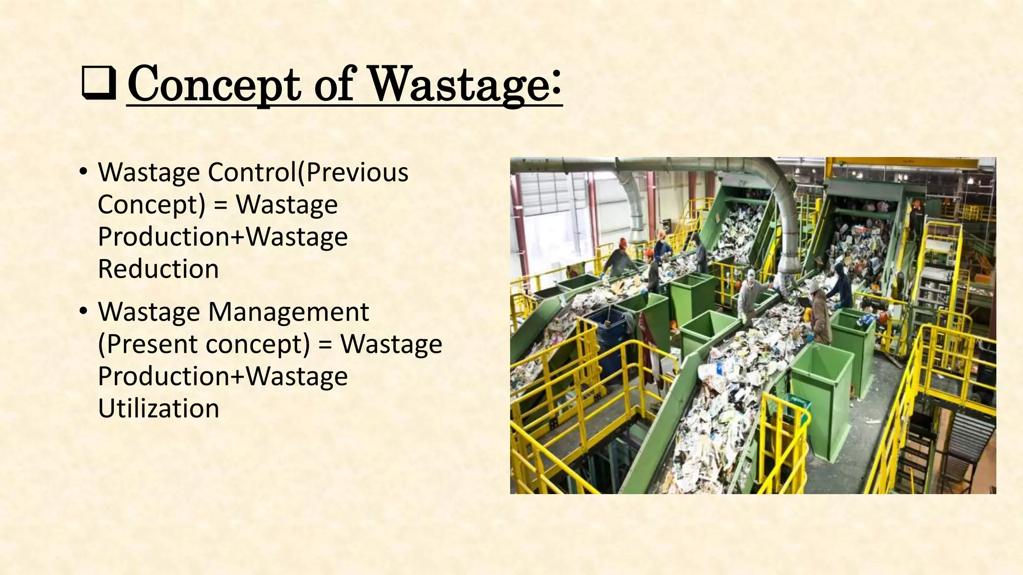Wastage produced in spinning process. | PPT