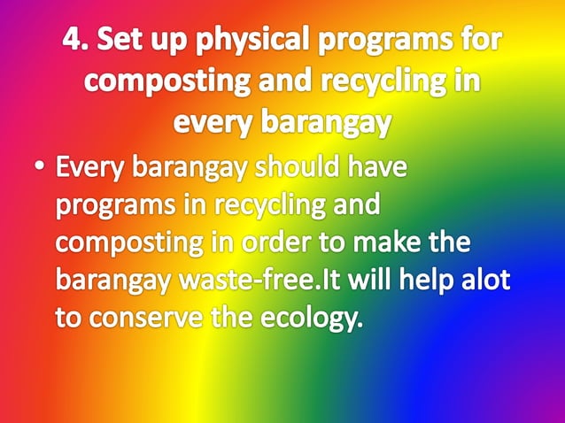 Ten Commandments Of Garbology | PPTX