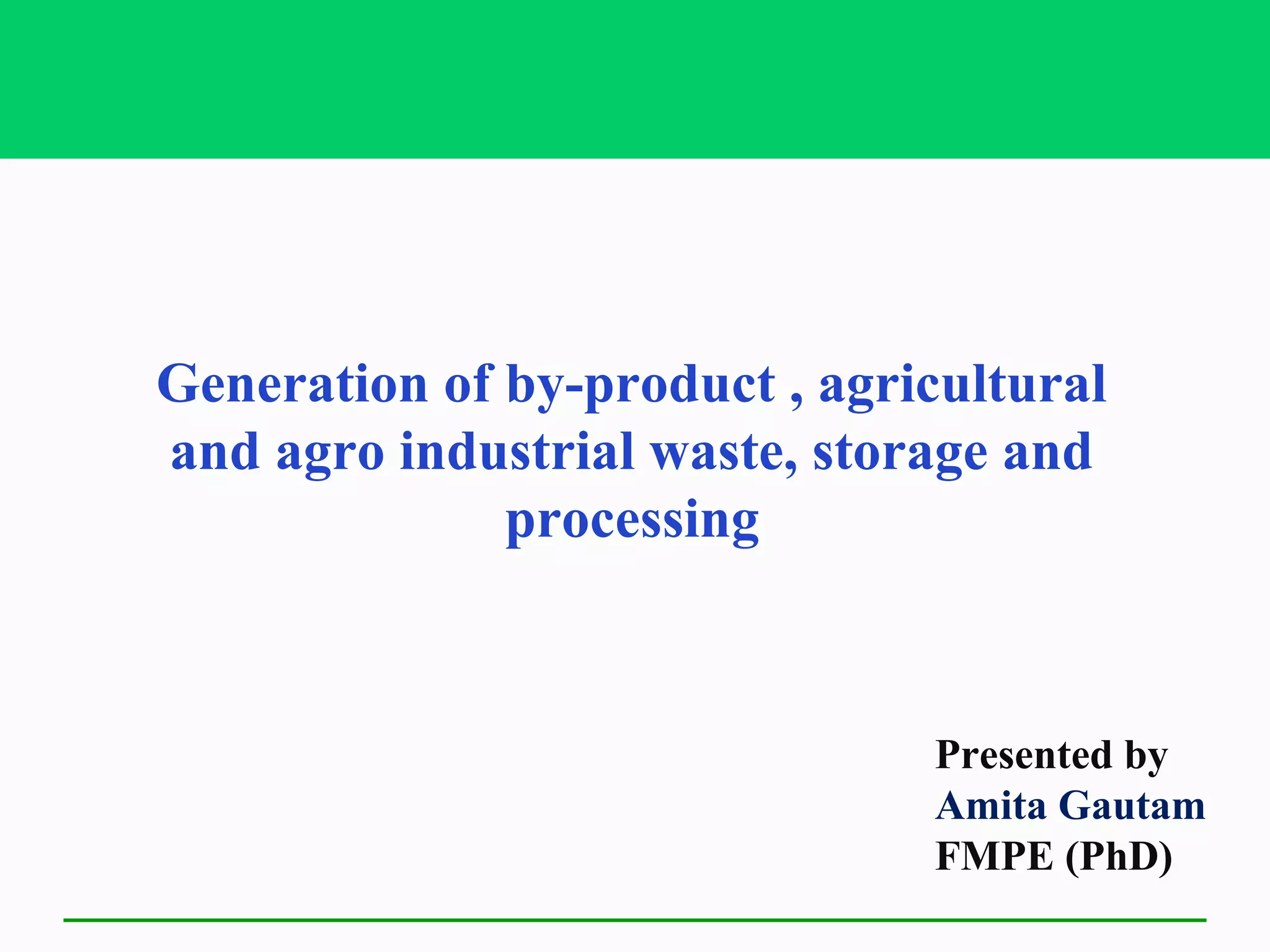 Waste managment | PPT