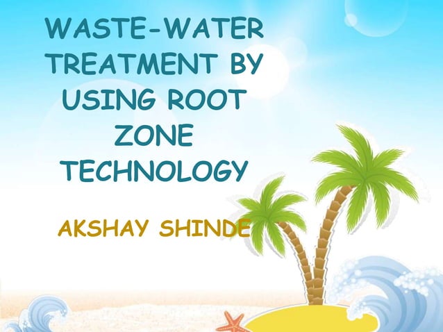 reed bed-root zone technology (wastewater treatment by using root zone ...