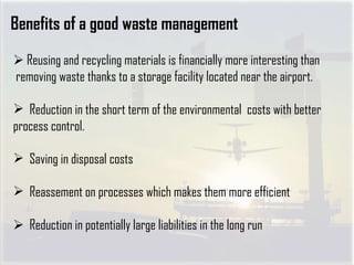 Waste cycle in airport | PPT