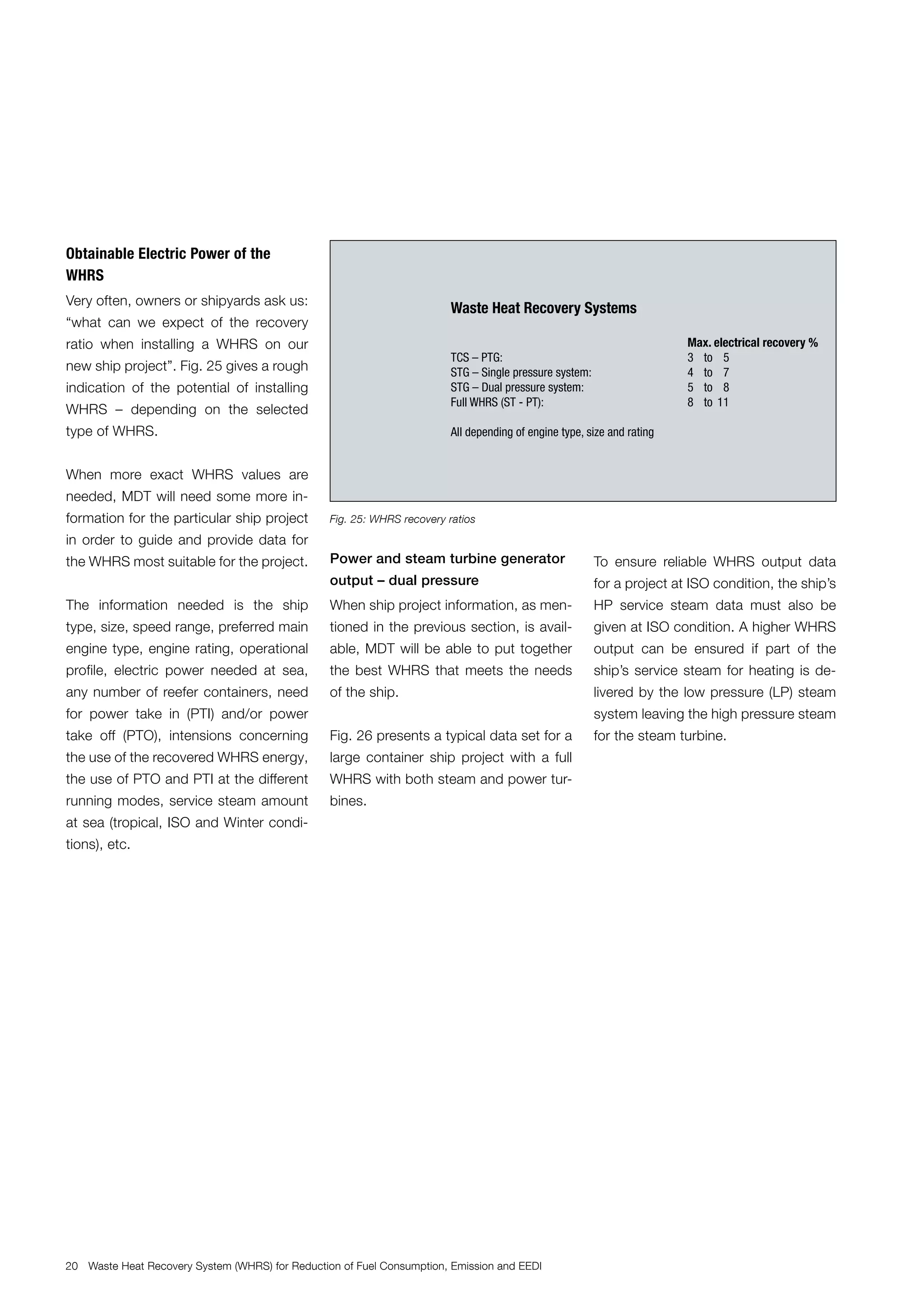 Waste heat recovery system on board ships | PDF