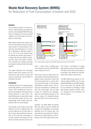 Waste heat recovery system on board ships | PDF