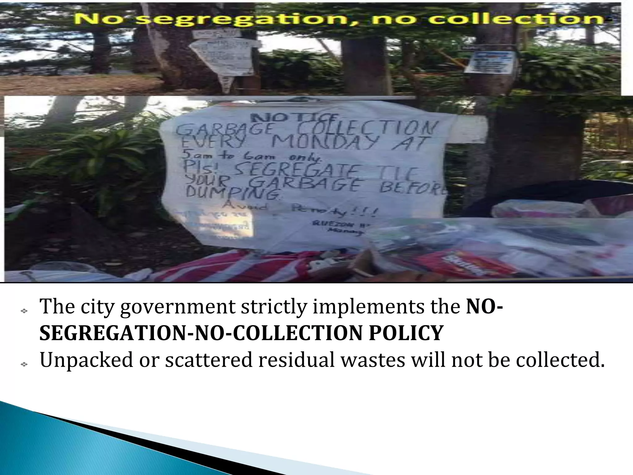 Waste management in Trancoville Barangay. Baguio, Philippines | PPTX