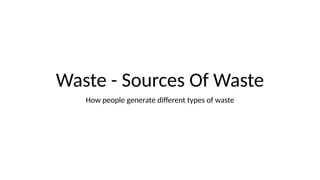 Waste generated by human beings-Sources-Of-Waste.pptx
