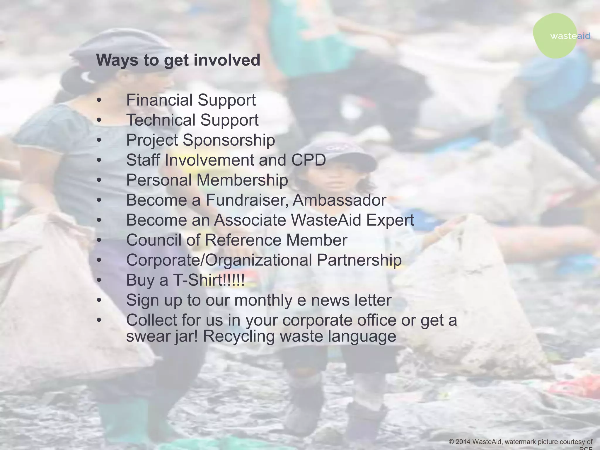 Waste aid presentation zero waste conference | PPT | Free Download