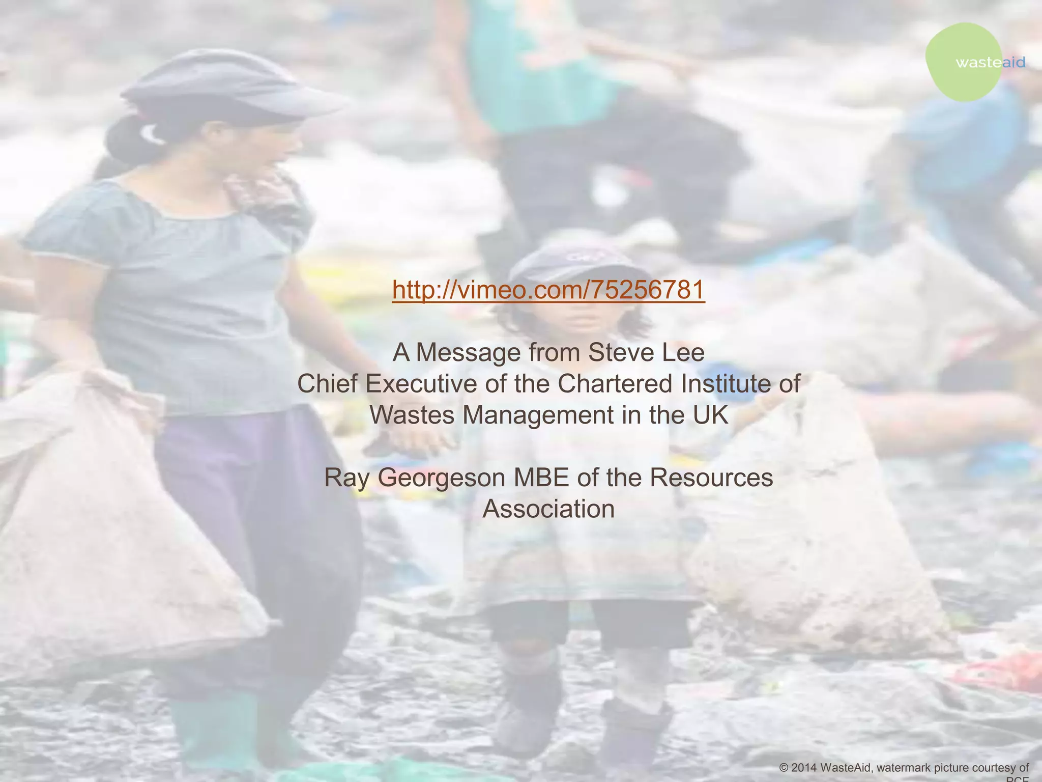 Waste aid presentation zero waste conference | PPT | Free Download