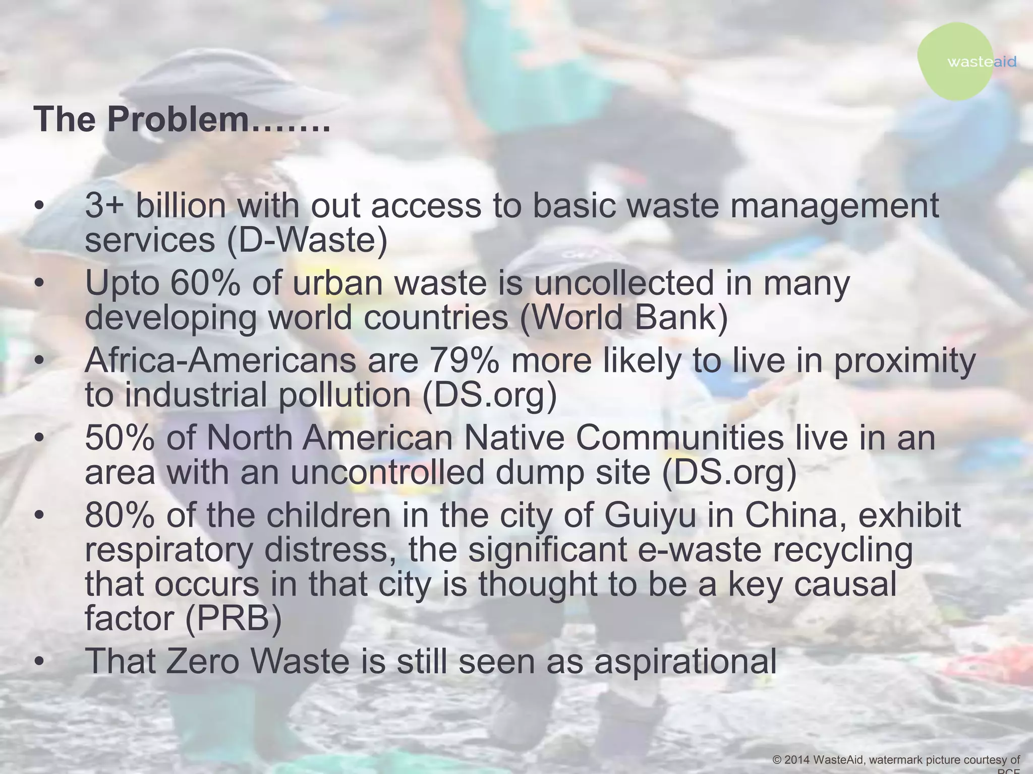 Waste aid presentation zero waste conference | PPT