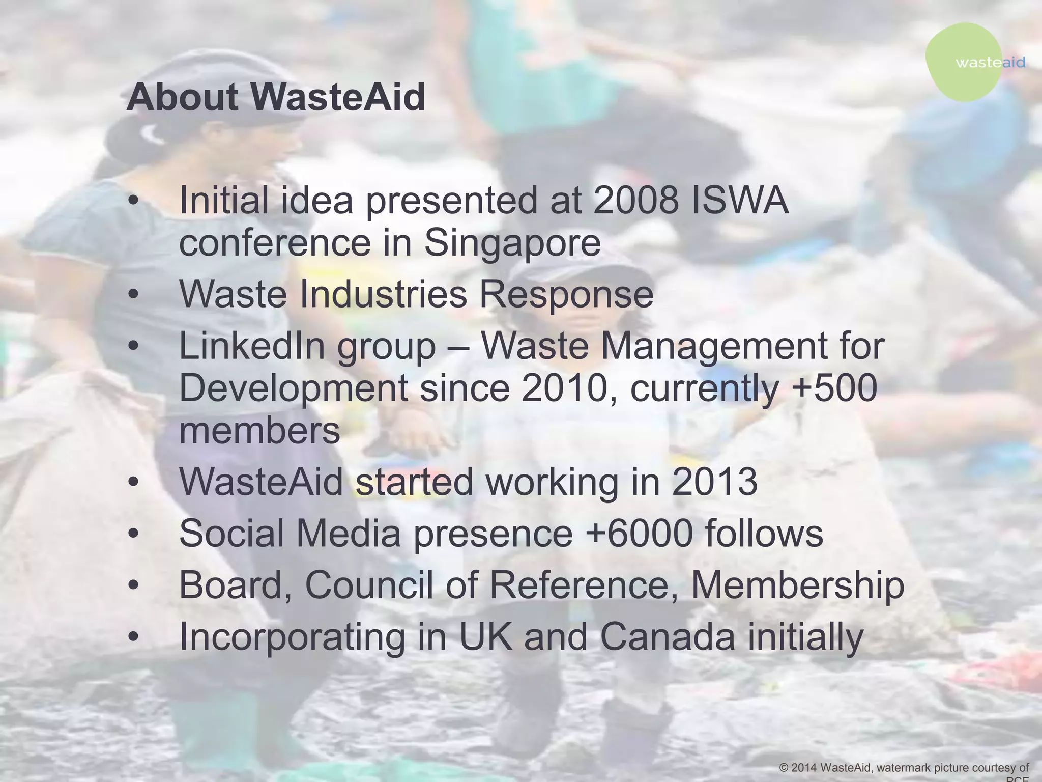 Waste aid presentation zero waste conference | PPT | Free Download