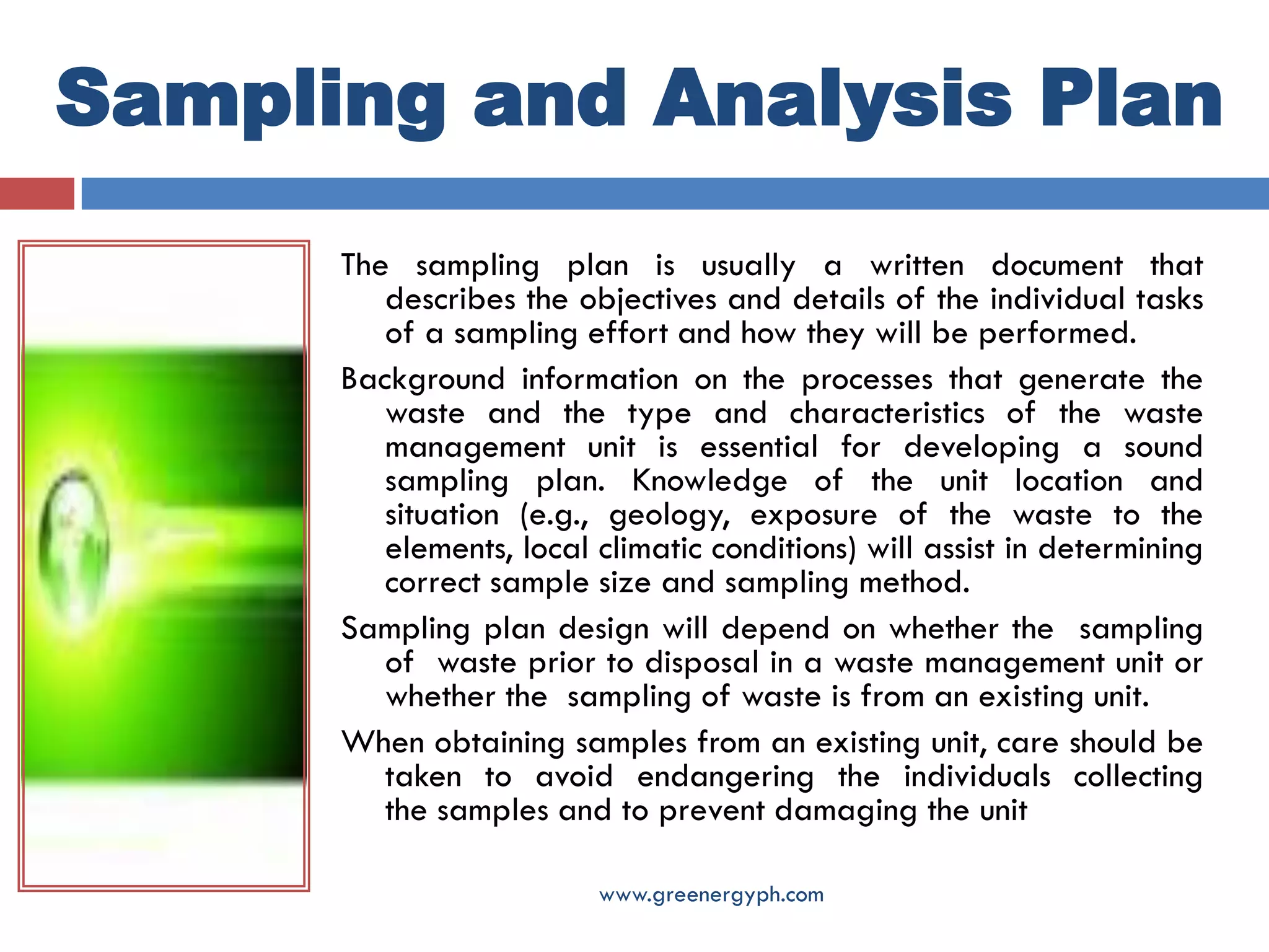 Waste analyses and characterization study (wacs for wte project ...