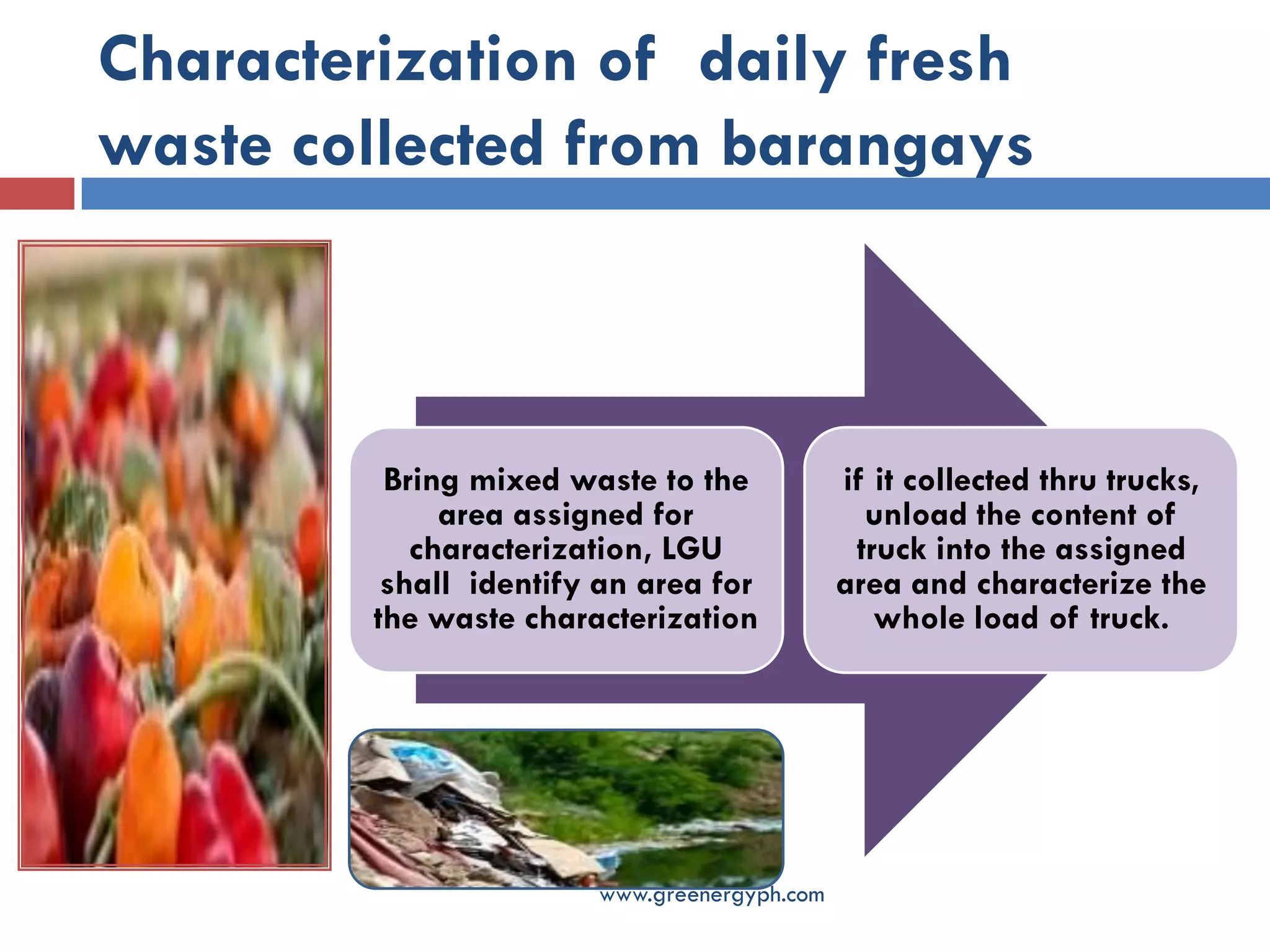 Waste analyses and characterization study (wacs for wte project ...