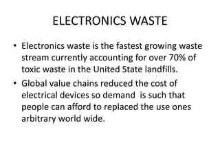 Waste and its implication on global value chains | PPT