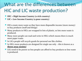 Waste and packaging | PPT