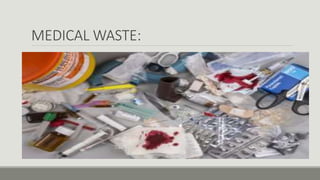 biomedical Waste bins management guidelines of pharmacy department | PPTX